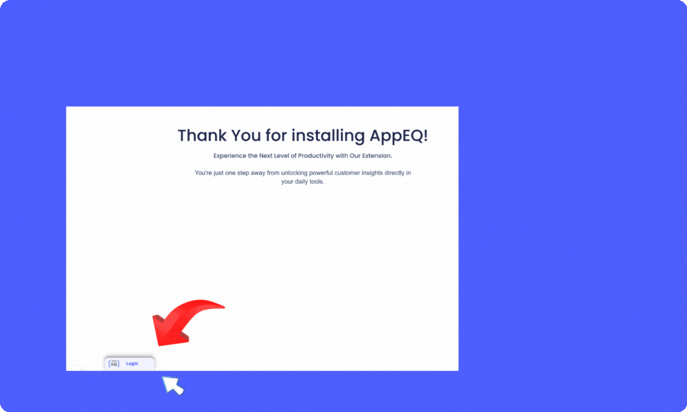 Thank You for Installing the AppEQ Chrome Extension
